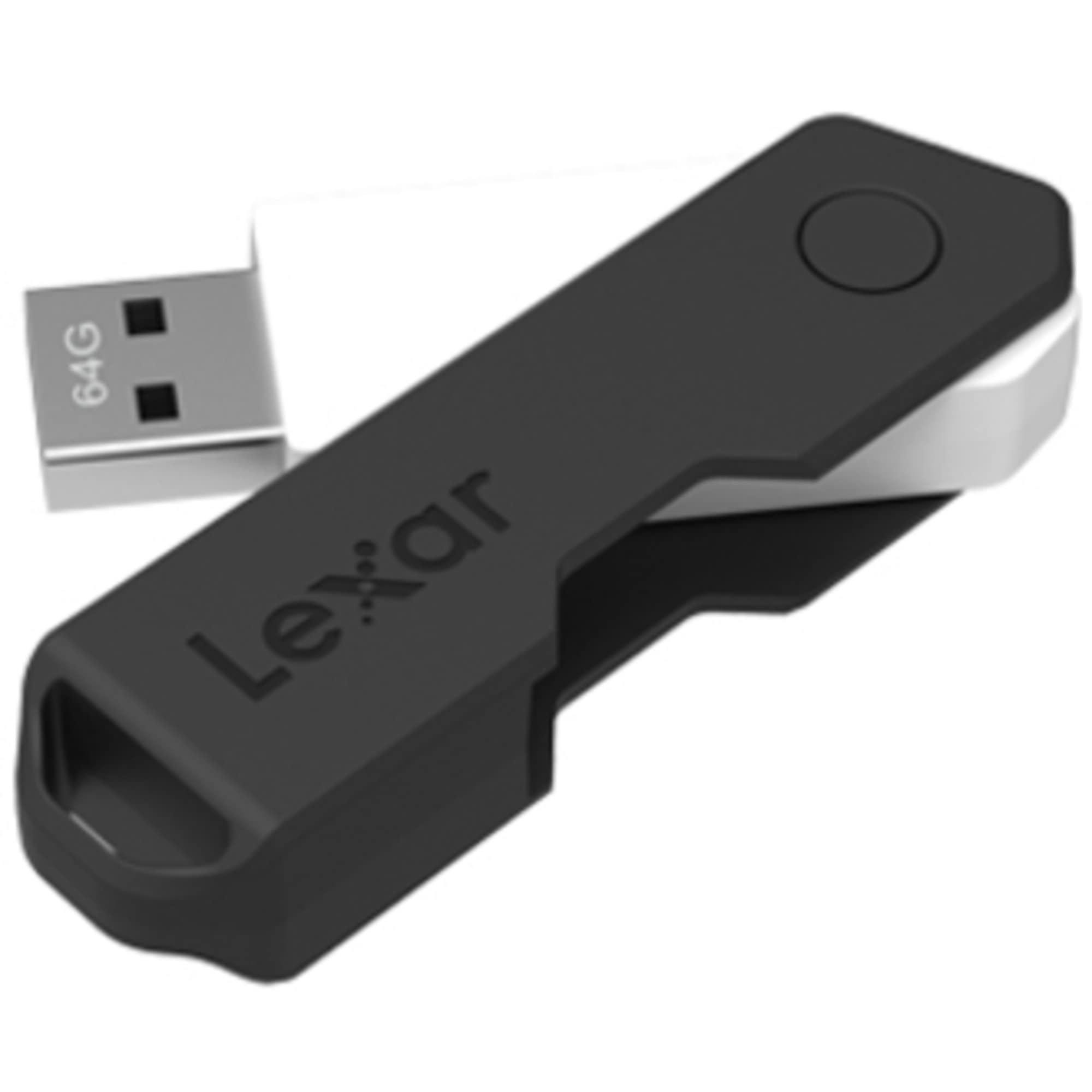 Lexar® JumpDrive® TwistTurn2 USB 2.0 Flash Drives, 32GB, Pack of 3 Flash Drives, LJDTT2-32GABNA3