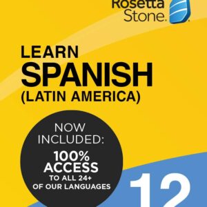 Rosetta Stone Learn Spanish (Latin America)|12 Months| PC/Mac Keycard