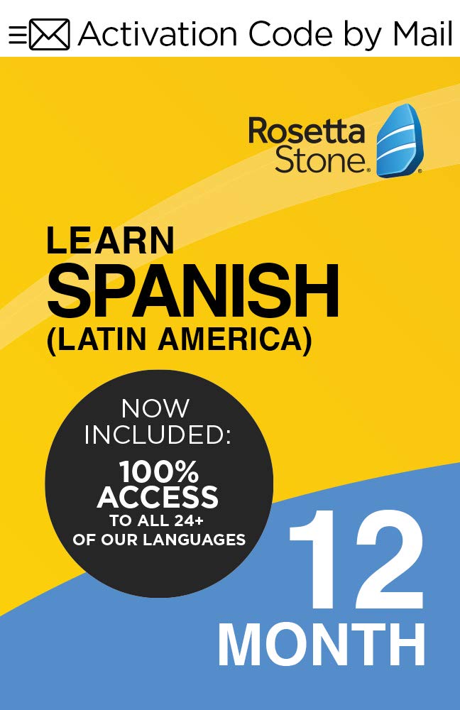 Rosetta Stone Learn Spanish (Latin America)|12 Months| PC/Mac Keycard