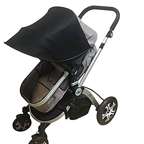 Baby Stroller Sunshade Car Seat Sun Shade Cover Awning UPF50+ Anti-UV Waterproof Windproof Umbrella Canopy Universal Bassinet Playpen Crib Stroller Visiblity Air Permeability Design