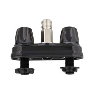 Empire Faucets RV Outside Shower Valve Kit - 4 Inch Quick Connect Valve and RV Outdoor Shower Faucet in Black