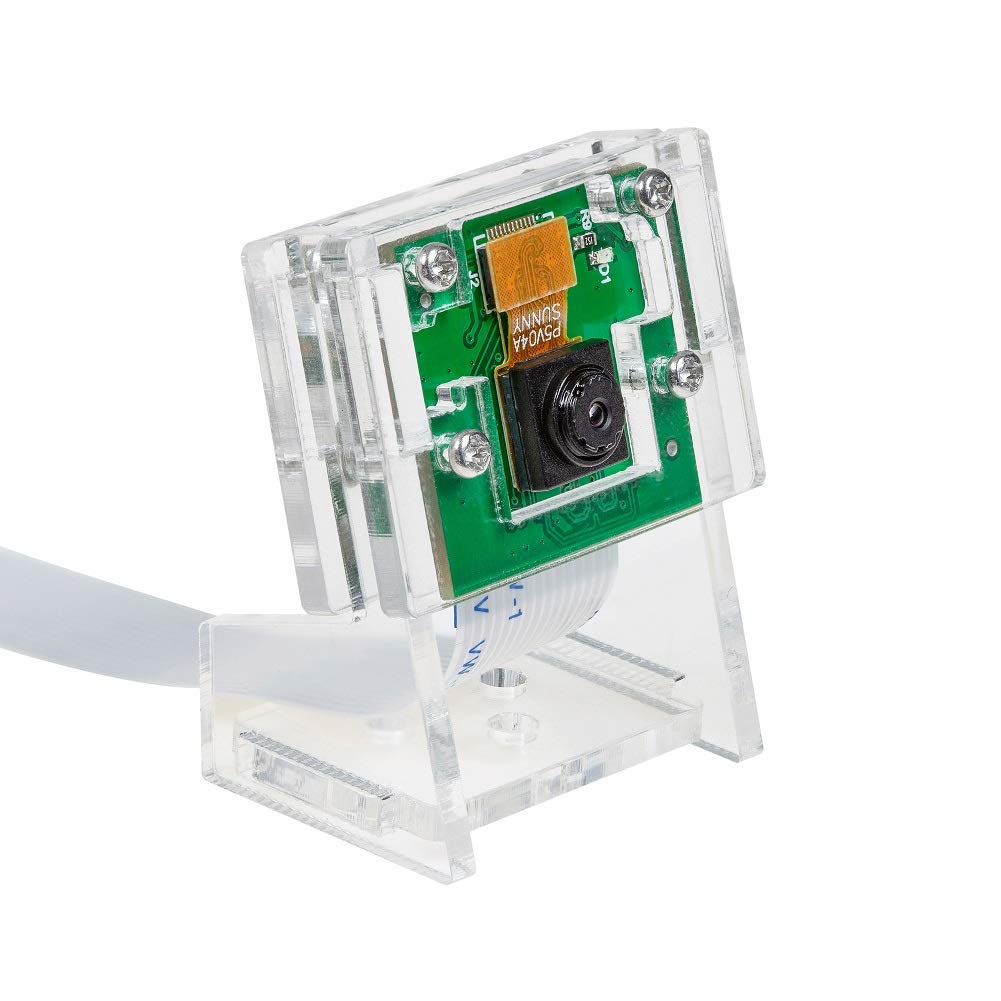 Arducam for Raspberry Pi Camera Module with Case, 5MP 1080P for Raspberry Pi 5, 4, 3/3B+ and More