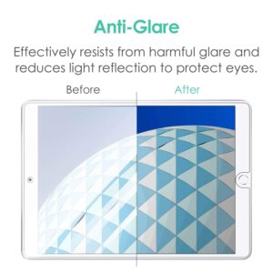 ELECOM Pencil-Feel Screen Protector Compatible with iPad Air 3 (10.5inch 2019), iPad Pro 10.5 (2017), Designed for Drawing, Anti-Glare Scratch-Resistant,Japan-Made *Smoothness 100*(TB-A19MFLAPLL)