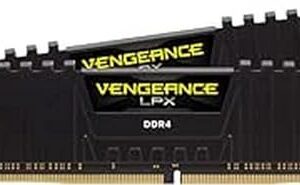 Corsair VENGEANCE LPX DDR4 RAM 32GB (2x16GB) 3200MHz CL16 Intel XMP 2.0 Computer Memory - Black (CMK32GX4M2E3200C16)