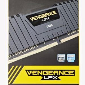 Corsair VENGEANCE LPX DDR4 RAM 32GB (2x16GB) 3200MHz CL16 Intel XMP 2.0 Computer Memory - Black (CMK32GX4M2E3200C16)