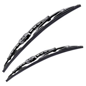 replacement for ford f150 f250 f350 f450 f550 windshield wiper blades - 22"+22" front window wiper - fit 2009-2018 vehicles - otuayauto factory aftermarket