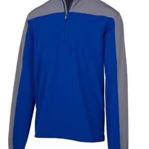 Mizuno Youth Comp Long Sleeve Batting Jacket, Royal-Shade, Medium