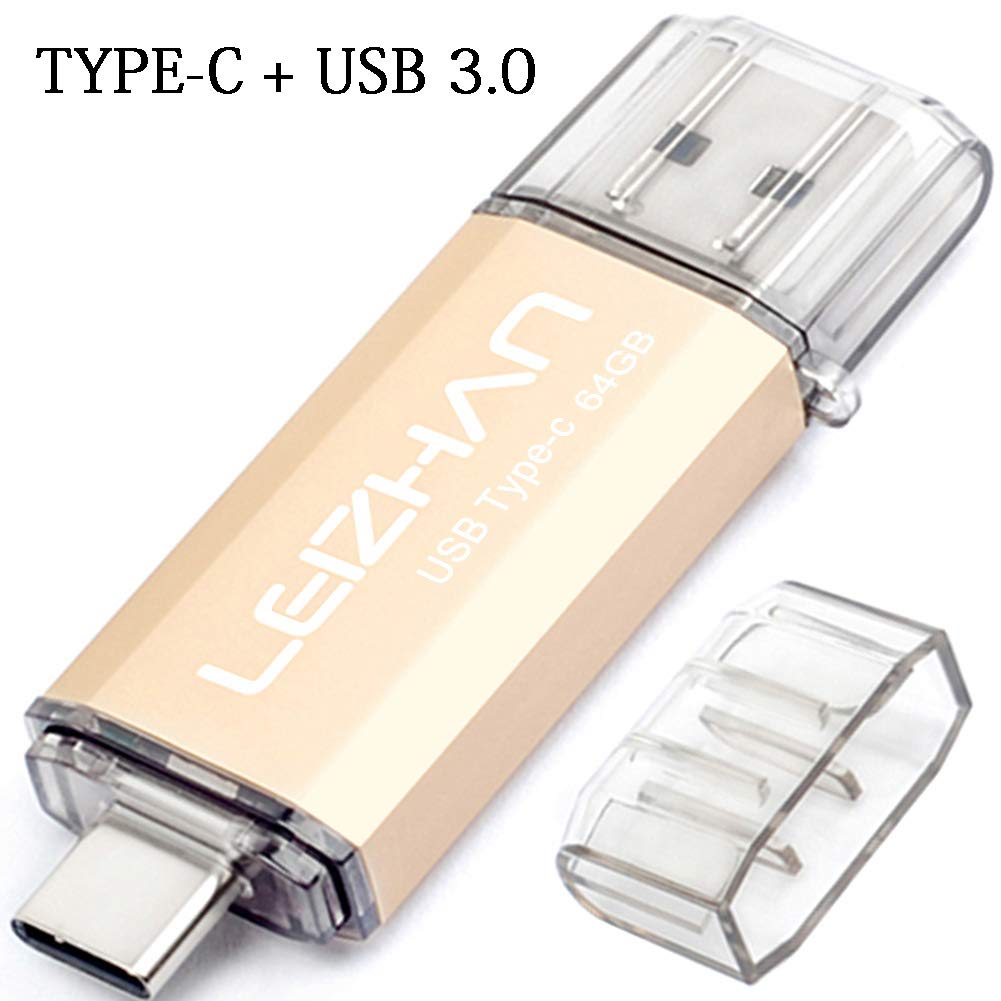 leizhan 256GB Type-C USB Flash Drive, USB C Photo Stick for Huawei P30 P20,Samsung Galaxy S10, S9, S8,LG G6, Google Pixel XL Thumb Drive