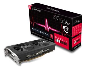 sapphire 11265-05-20g radeon pulse rx 580 8gb gddr5 dual hdmi / dvi-d / dual dp oc with backplate (uefi) pci-e graphics card graphic cards (renewed)