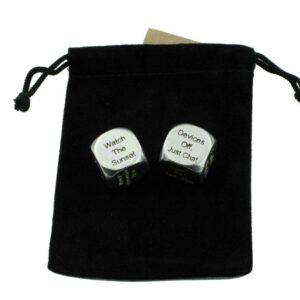 TIN Date Night Dice 10th Anniversary 100% Pure Tin - Create a Unique 10th Anniversary Date Night