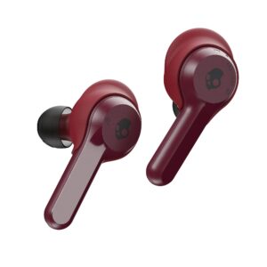 skullcandy indy true wireless in-ear earbuds - deep red