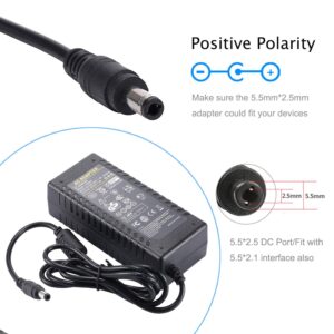 5V 4A Power Supply Adapter - COOLM AC 100-240V to DC 5V/4A 20W Charger Plug DC 5.5mm x 2.5mm Universal for Atomic Pi, Jetson Nano, USB Hub, WeBoost 850012 Connect RV 65 RV65, Odroid XU4 / XU4Q