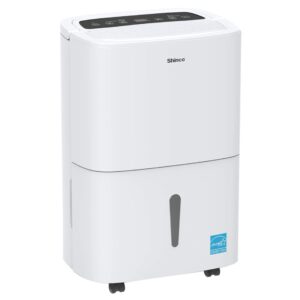 shinco 7,000 sq.ft energy star dehumidifier with pump, ideal for large industrial rooms and home basements, efficient moisture removal and humidity control, 1.85 gallons water tank