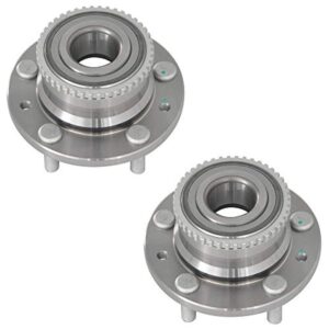 DRIVESTAR 512271 FWD Rear Wheel Hub & Bearing for Ford Fusion 06 07 08 09 10 11 12, 06-11 Mercury Milan, 07-12 Lincoln MKZ, 03-08 Mazda 6, 2006 Lincoln Zephyr(5 Lug w/ABS)(Pair)