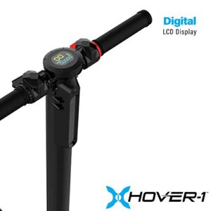 Hover-1 Rally Electric Scooter | 12MPH, 7 Mile Range, 4HR Charge, LCD Display, 6.5 Inch High-Grip Tires, 220LB Max Weight, Cert. & Tested - Safe for Kids, Teens & Adults