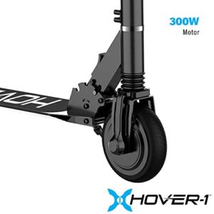 Hover-1 Rally Electric Scooter | 12MPH, 7 Mile Range, 4HR Charge, LCD Display, 6.5 Inch High-Grip Tires, 220LB Max Weight, Cert. & Tested - Safe for Kids, Teens & Adults