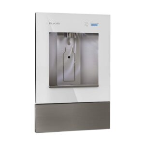 elkay lbwd00whc ezh2o liv built-in filtered water dispenser, non-refrigerated, aspen white