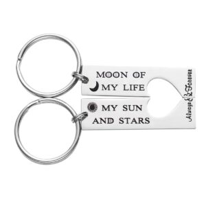 lparkin his and her keychains moon of my life my sun and stars jalan atthirari anni shekh ma shieraki anni