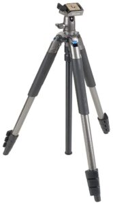 slik sprint pro iii travel tripod w/sbh-100 ball head for mirrorless/dslr sony nikon canon fuji cameras and more - gun metal finish (611-892)