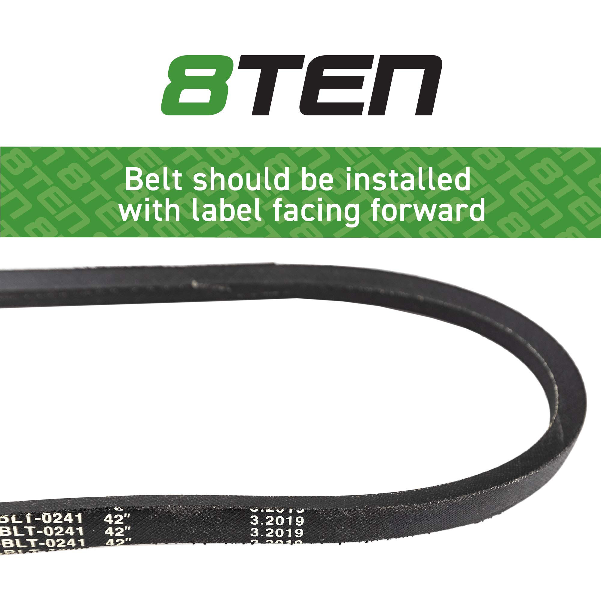 8TEN Drive Belt for MTD 954-0468 754-0468 LT-2200 1800 1500 Toro LX500 LX420 LX425