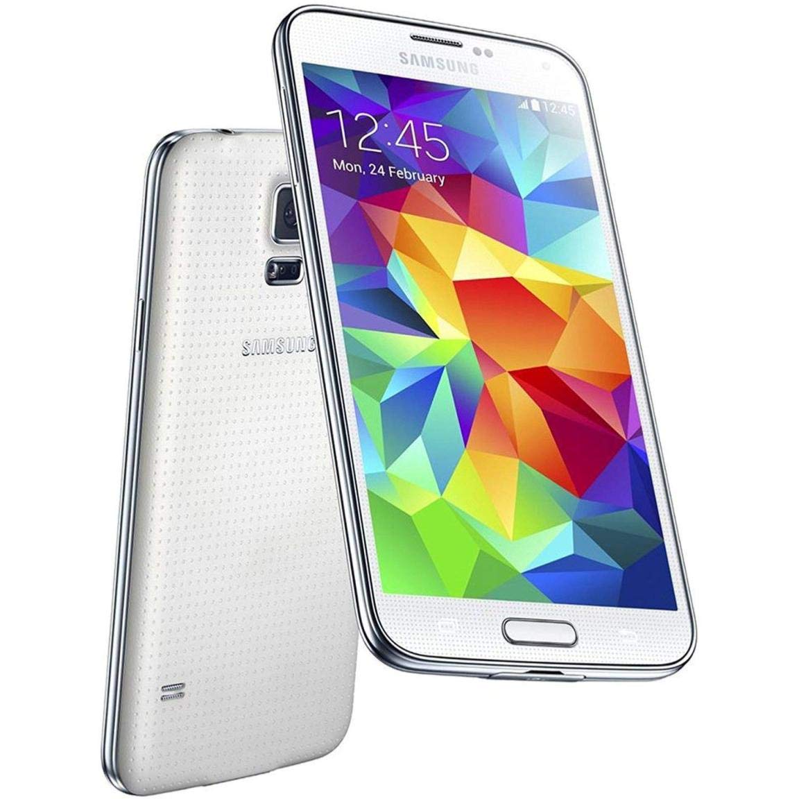 Samsung Galaxy S5 - G900-16GB - GSM Unlocked - Android Smartphone (White)