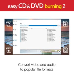 Corel Easy CD & DVD Burning 2 | Disc Burner & Video Capture [PC Disc]