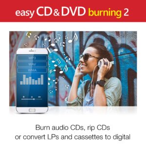 Corel Easy CD & DVD Burning 2 | Disc Burner & Video Capture [PC Disc]