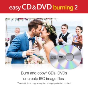 Corel Easy CD & DVD Burning 2 | Disc Burner & Video Capture [PC Disc]