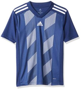 adidas unisex-youth striped 19 jersey dark blue/white x-large