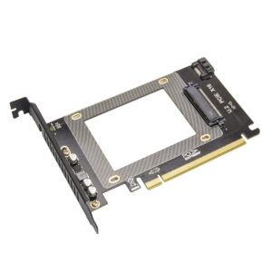 2.5-inch u.2 nvme drive to pci express x16 slot card or sata iii ssd/hdd pci mount