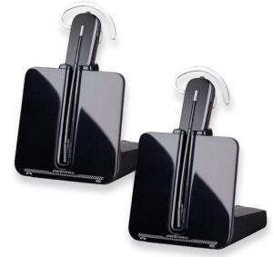 plantronics cs540 wireless headset system - 2 pack 84693-01 (renewed)