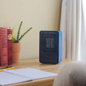 Comfort Zone CZ410RD Low Power 200 Watt Portable Ceramic Desktop Heater w/Fan, Red