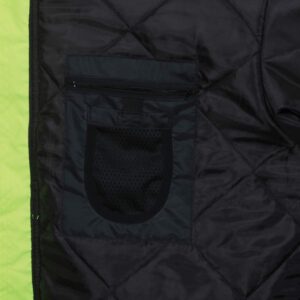 MCR Safety - Bomber Jacket Ansi 107 Class 3 Fluorescent Lime / (VBBQCL3LX2)