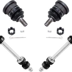 Detroit Axle - Front 16pc Suspension Kit for 95-97 Mercury Grand Marquis Ford Crown Victoria Lincoln Town Car Ball Joints Tie Rods Idler Pitman Arm Adjusting Sleeve Replacement Front Rear Sway Bars