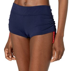 tyr women's standard guard della swim short, navy, x-large