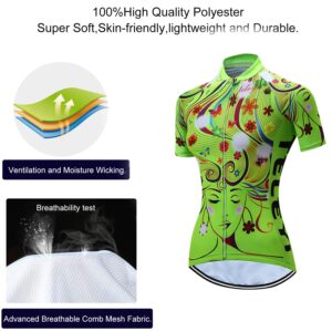 Women's Short Sleeve Cycling Jersey Jacket Cycling Shirt Quick Dry Breathable Mountain Clothing Set Bike Top