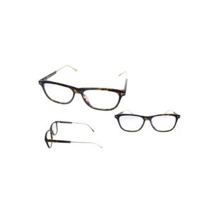 Eyeglasses Tom Ford FT 5589 -B 052 Dark Havana, Shiny Rose Gold/Blue Block Len, Dark Havana, Shiny Rose Gold / Blue Block Lenses, 55/15/145