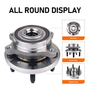 MACEL 513275 Front/Rear Wheel Bearing Hub Assembly fit for 11-14 Ford Edge, 09-18 Flex, 13-18 Police Interceptor Sedan, 14-18 Police Sedan, 10-18 Taurus, 09-16 Lincoln MKS, 10-19 MKT, 11-15 MKX