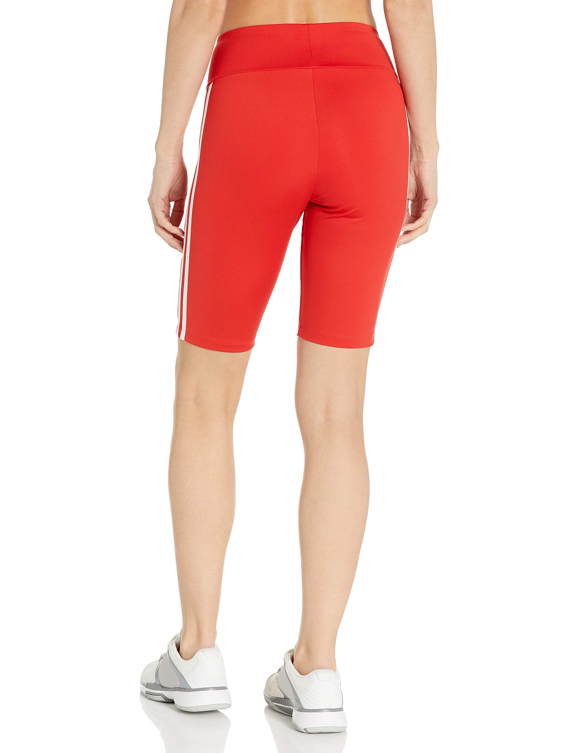 adidas Originals Women's Short Tights, lush red/White, XS