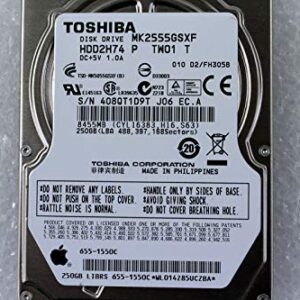 250 GB 5400 RPM Hard Drive