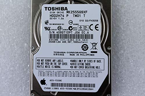 250 GB 5400 RPM Hard Drive