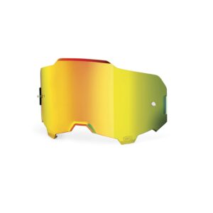 100% armega goggle replacement lens - (gold mirror)