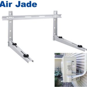 Air Jade Mini Split Bracket with Cross Bar, Heavy Duty Foldable Wall Mounting Bracket for Ductless Mini Split Air Conditioner Heat Pump Systems, 9000-36000 BTU Condenser, 450 lbs