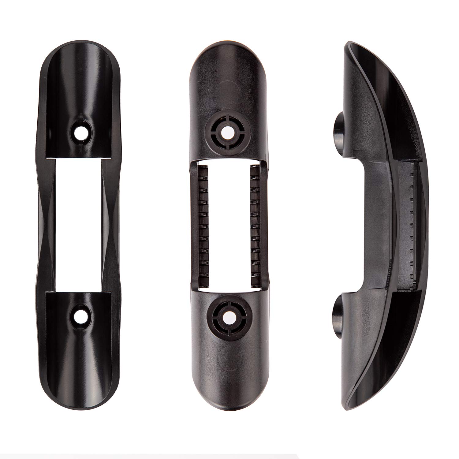 SAVITA Kayak Paddle Clip Accessories Plastic Clip Black 4 Pieces Including 8 Screws and 8 Nuts