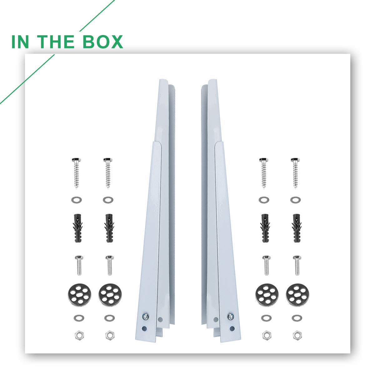 Forestchill Mini Split Wall Mounting Bracket, Universal Fit Ductless Mini-Split Air Conditioner Heat Pump Systems, Support up to 240 lbs, 7000-12000 BTU