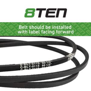 8TEN Ground Drive V-Belt for AYP 138255 Poulan Husqvarna 532138255 Ariens 21547026