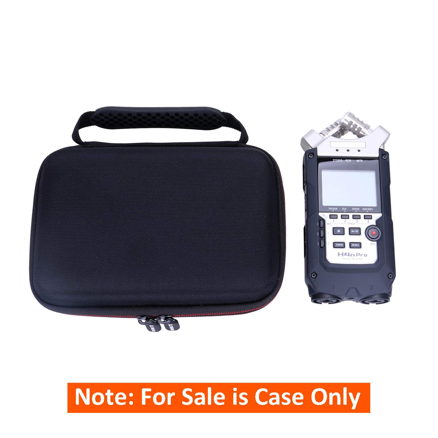 LTGEM EVA Hard Case for Zoom H4n Pro/Tascam DR-40X / Zoom H4essential 4-Track Digital Multitrack Recorder - Travel Protective Carrying Storage Bag