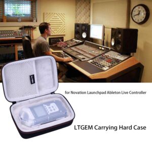 LTGEM EVA Hard Case for Zoom H4n Pro/Tascam DR-40X / Zoom H4essential 4-Track Digital Multitrack Recorder - Travel Protective Carrying Storage Bag