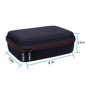 LTGEM EVA Hard Case for Zoom H4n Pro/Tascam DR-40X / Zoom H4essential 4-Track Digital Multitrack Recorder - Travel Protective Carrying Storage Bag