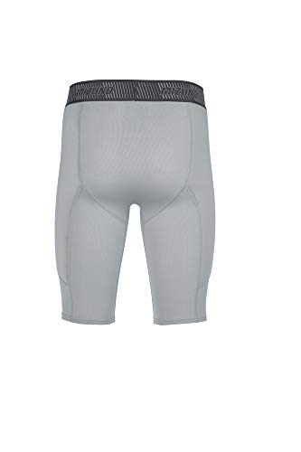 Mizuno Youth Aero Vent Padded Sliding Short, Grey, Small